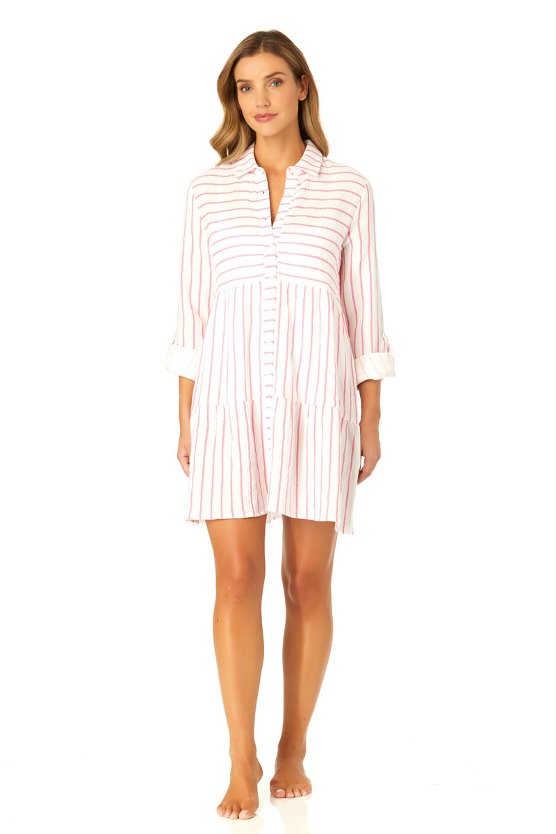 Women's Watercolor Paisley Flutter Sleeve Zip Up Rash Guard One Piece ...