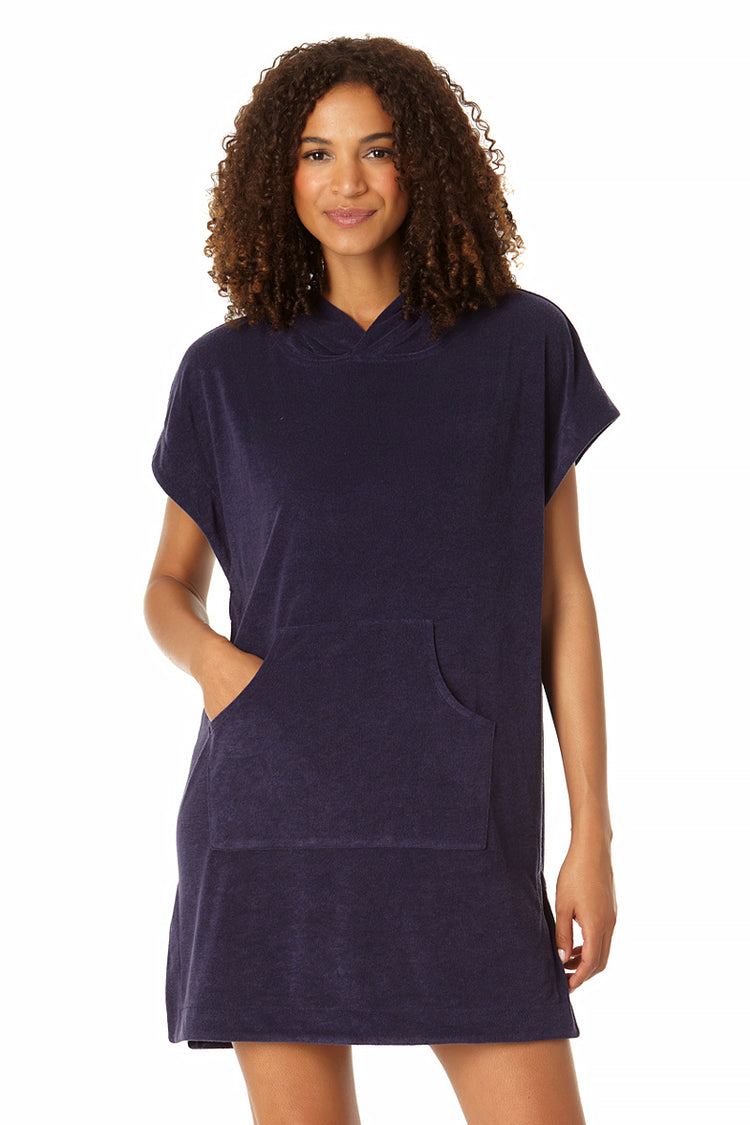 Women's Terry Cloth Robe Swimsuit Cover Up in Color - Anne Cole